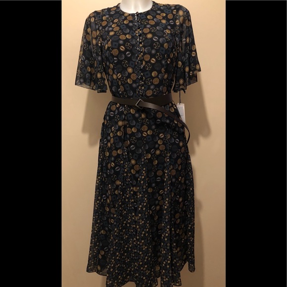 Worth | Dresses | W By Worth Collection Chiffon Flutter Dress | Poshmark